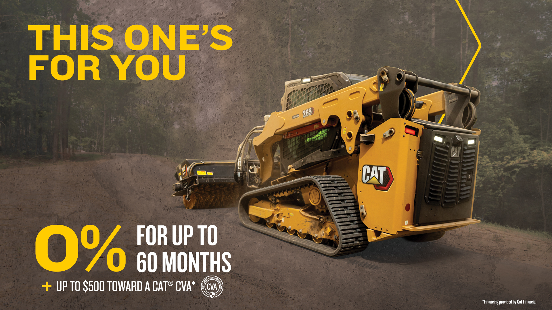 0% FINANCING FOR 60 MONTHS ON SELECT CAT® COMPACT CONSTRUCTION ...