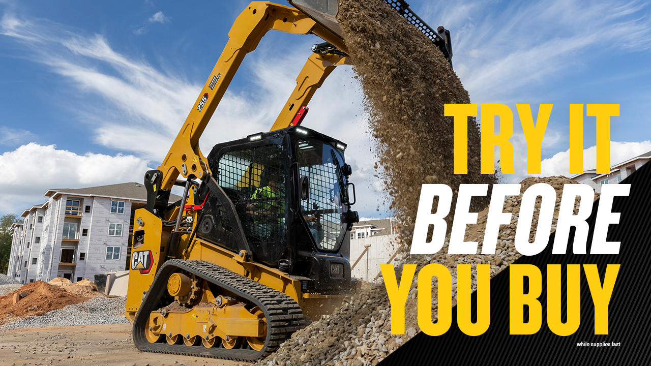 Try Before You Buy: Cat Compact Construction Equipment | Tractor ...